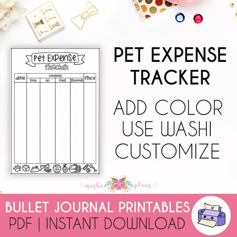 Pet Care Printables Bundle