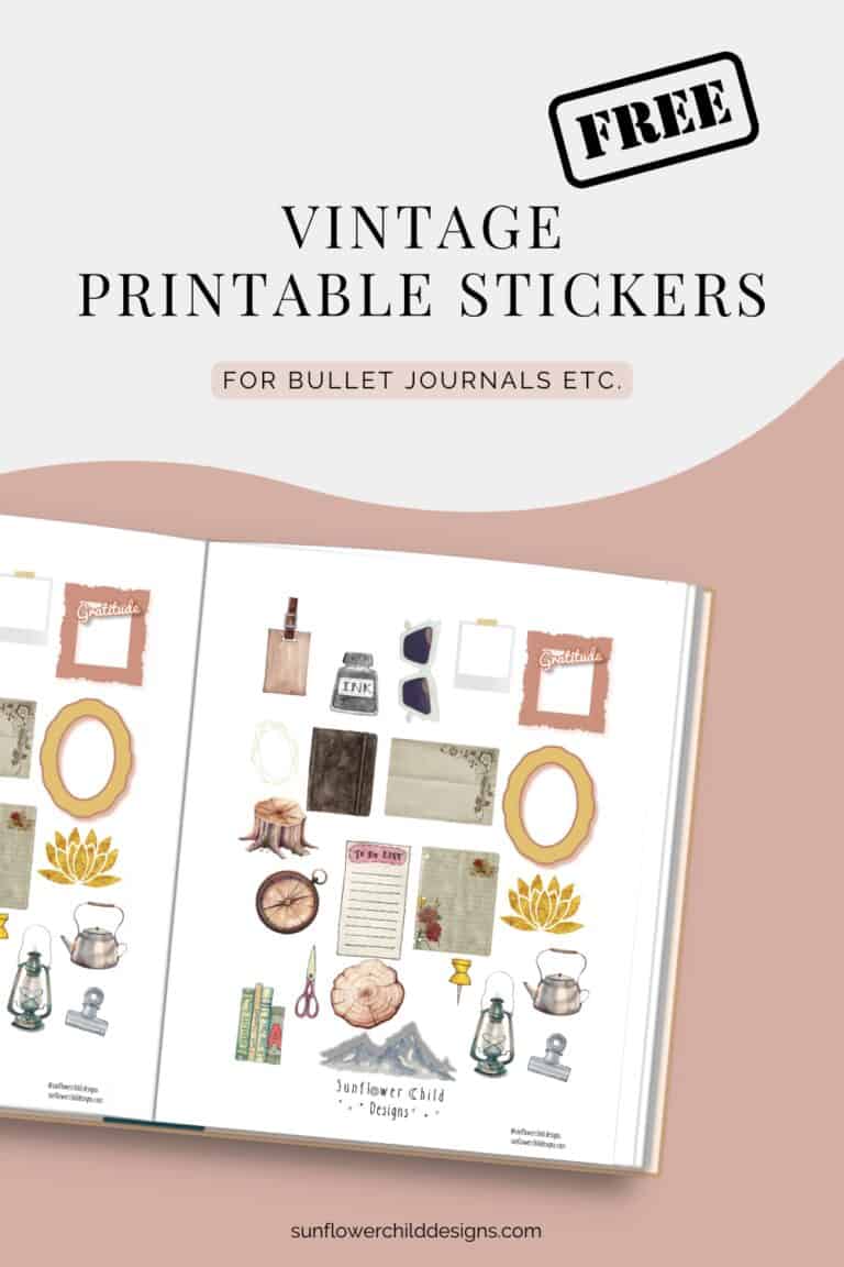 Free Printable Stickers For Journaling