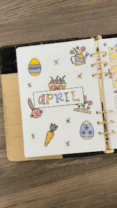 13 April Bullet Journal Cover Page Ideas