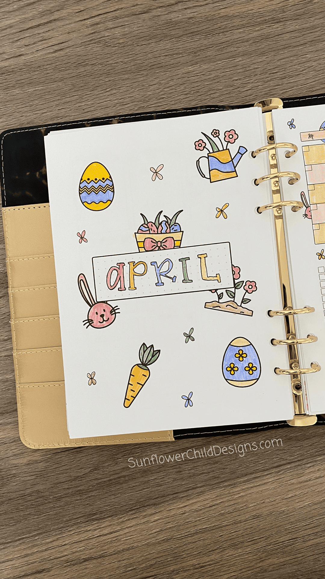 13 April Bullet Journal Cover Page Ideas