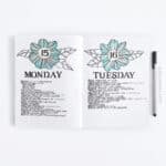 15 Bullet Journal Daily Log Examples