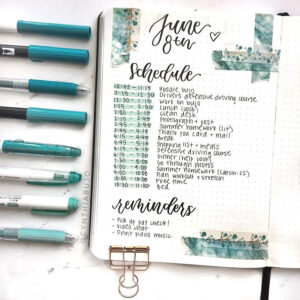 15 Bullet Journal Daily Log Examples