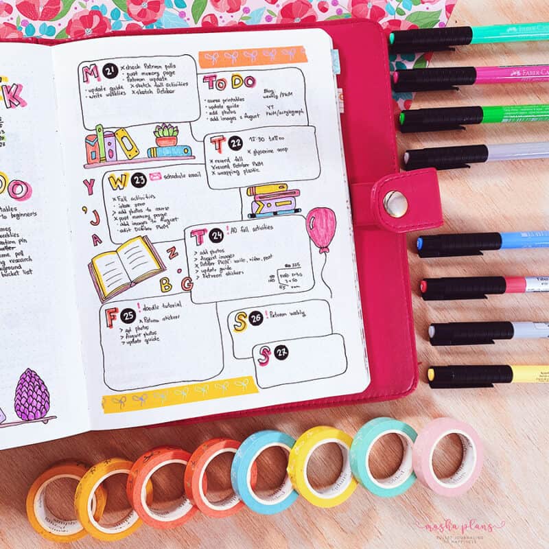 How To Decorate Pages In Your Bullet Journal