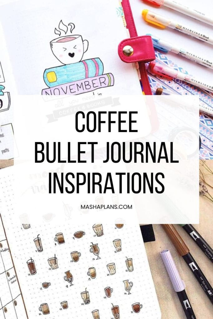 Coffee Bullet Journal Theme Inspirations