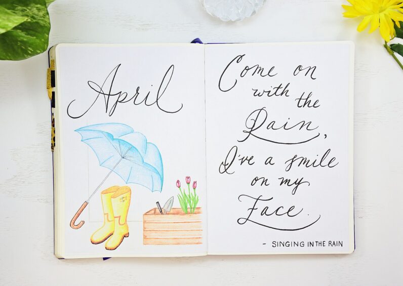 11 April Theme Ideas For Your Bullet Journal
