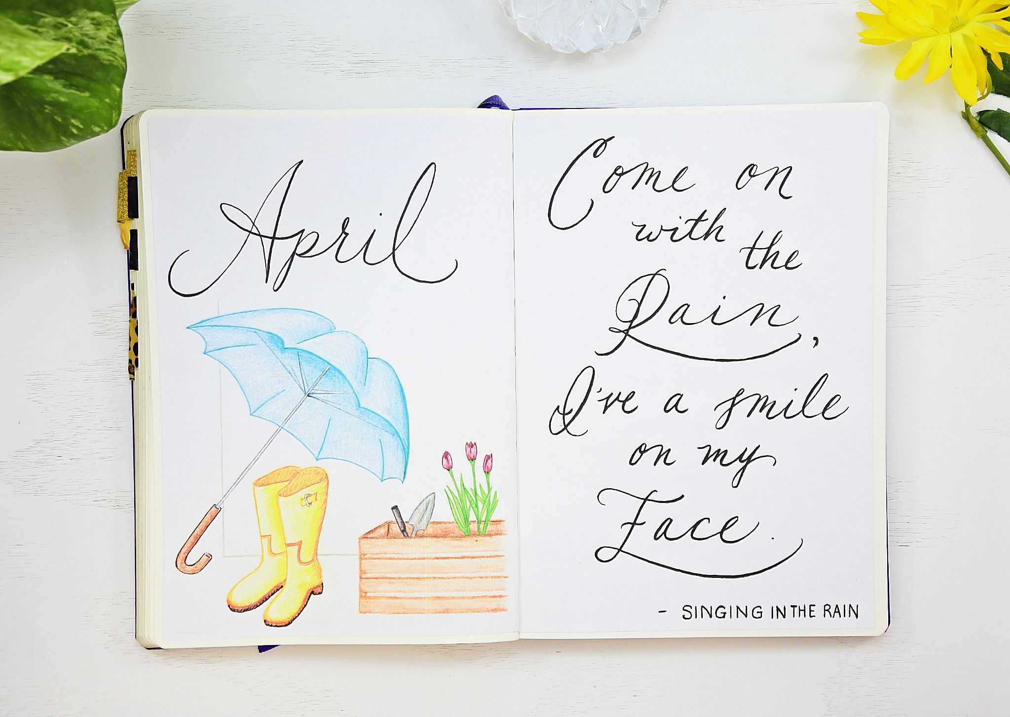 11 April Theme Ideas For Your Bullet Journal