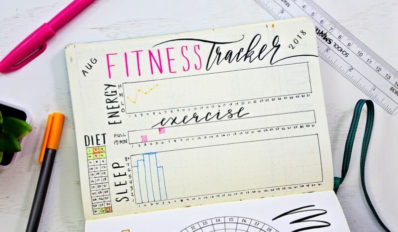 19 Health And Fitness Bullet Journal Ideas
