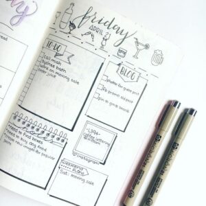 15 Bullet Journal Daily Log Examples