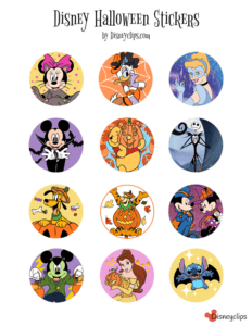 Free Printable Disney Stickers For Your Bullet Journal
