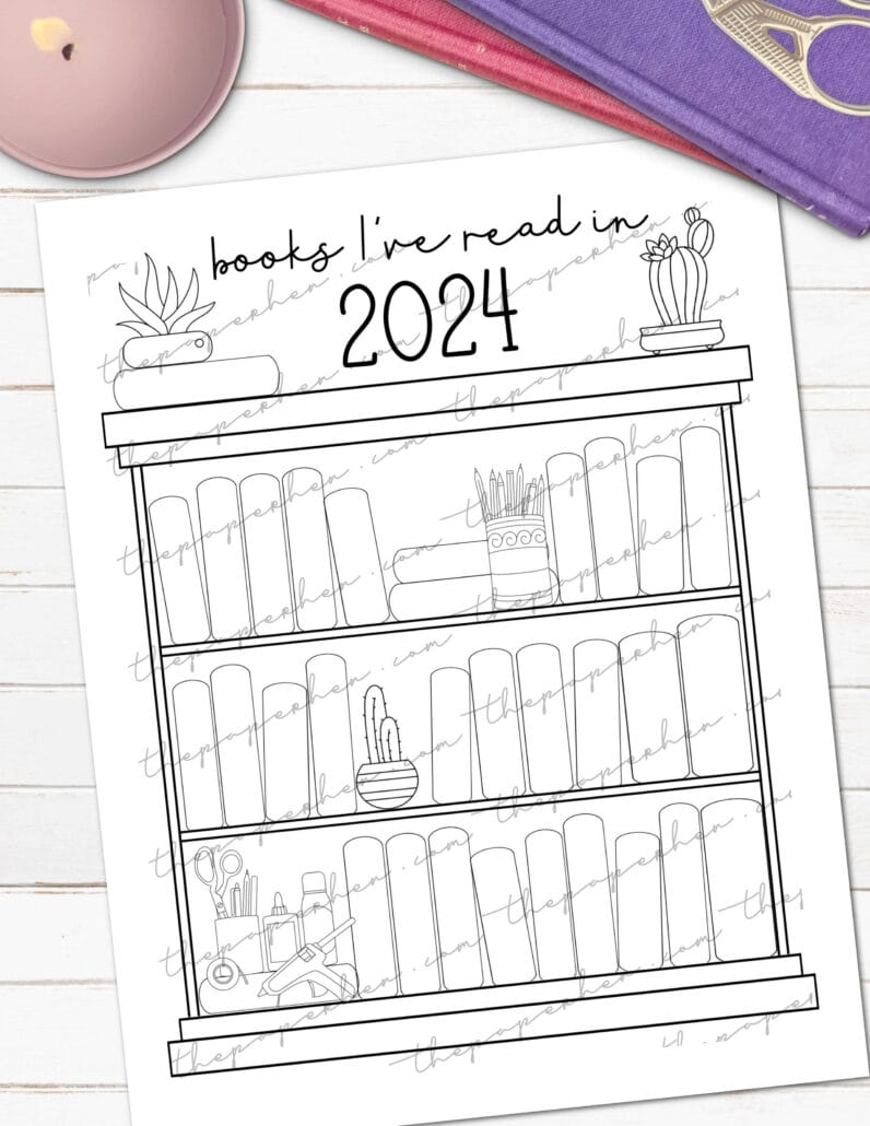 11 Free Bullet Journal Book Tracker Printables