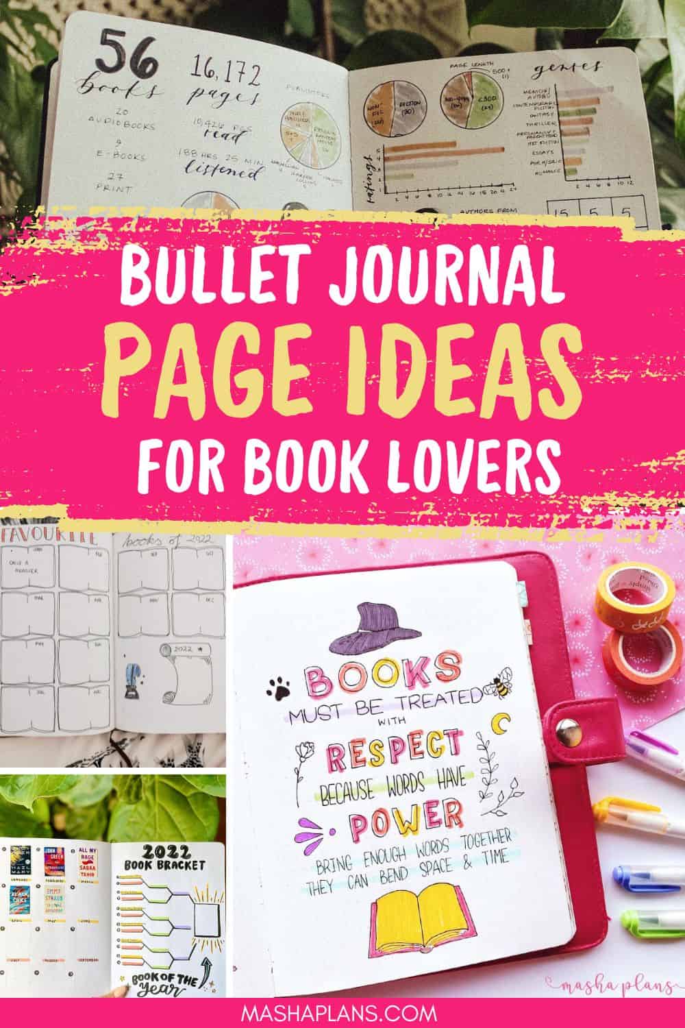 13 Bullet Journal Ideas For Book Lovers