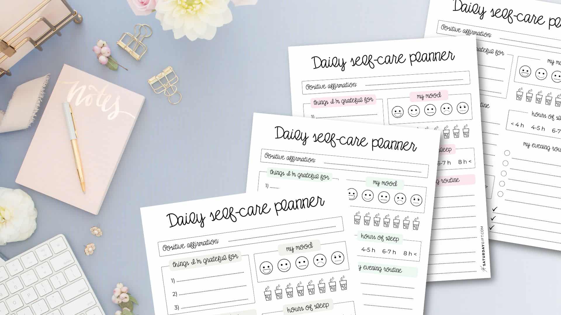 Free Printable Self Care Journal Pages