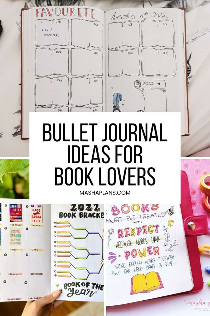 13 Bullet Journal Ideas For Book Lovers