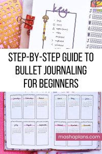 Step-By-Step Guide To Bullet Journaling For Beginners