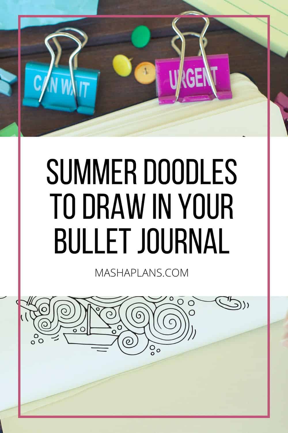 11 Summer Doodles To Draw In Your Bullet Journal