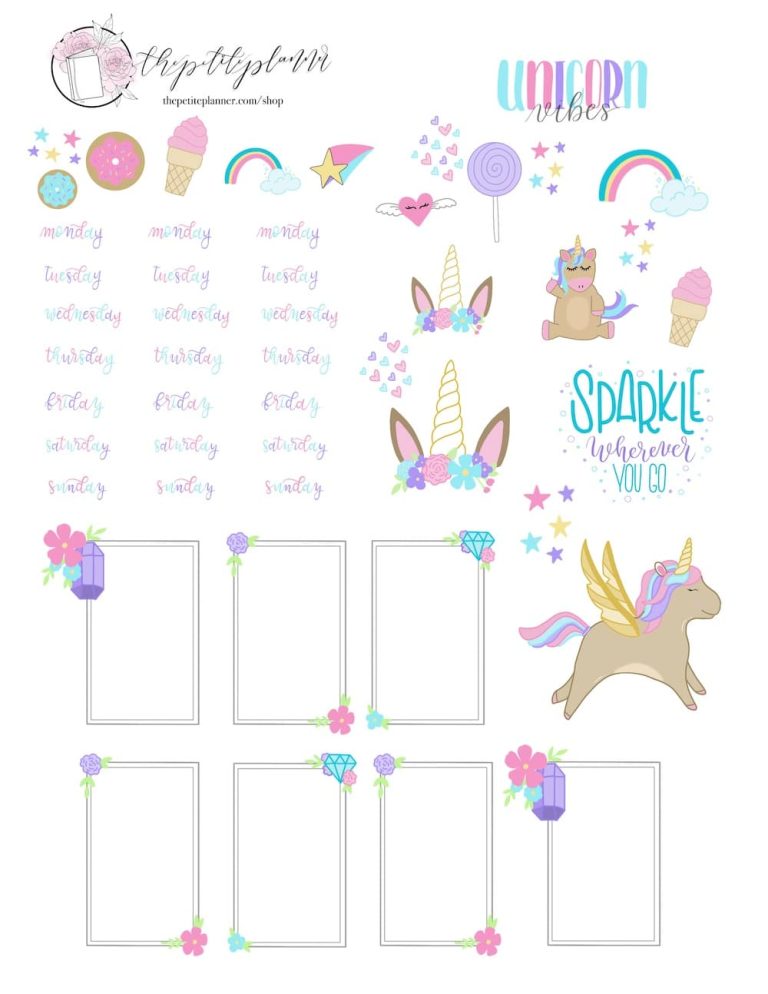 Free Printable Cute Journal Stickers