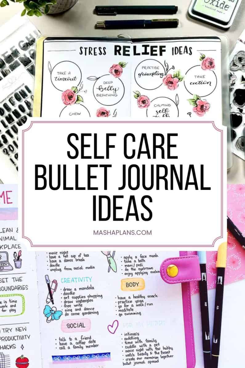 11 Self Care Bullet Journal Ideas
