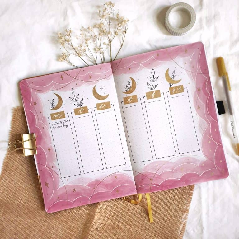 19 Weekly Layout Bullet Journal Ideas