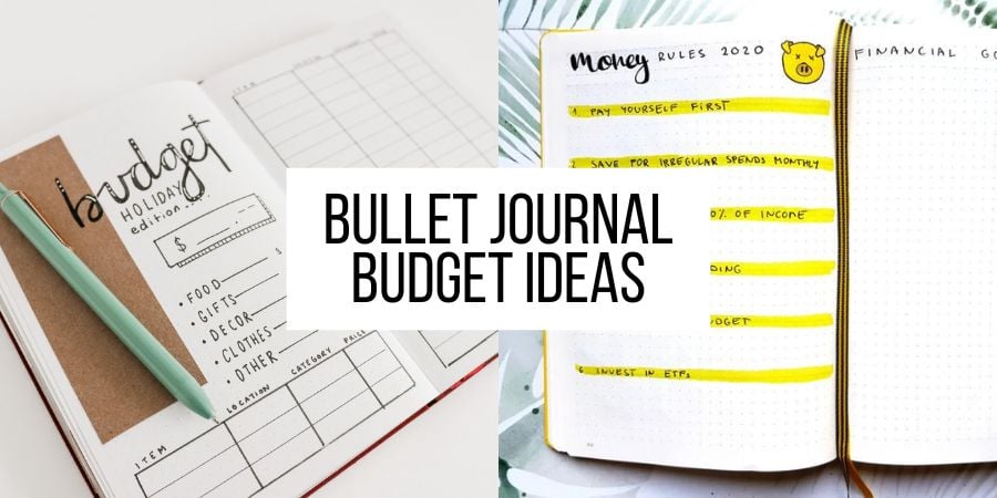 11 Bullet Journal Budget Page Ideas