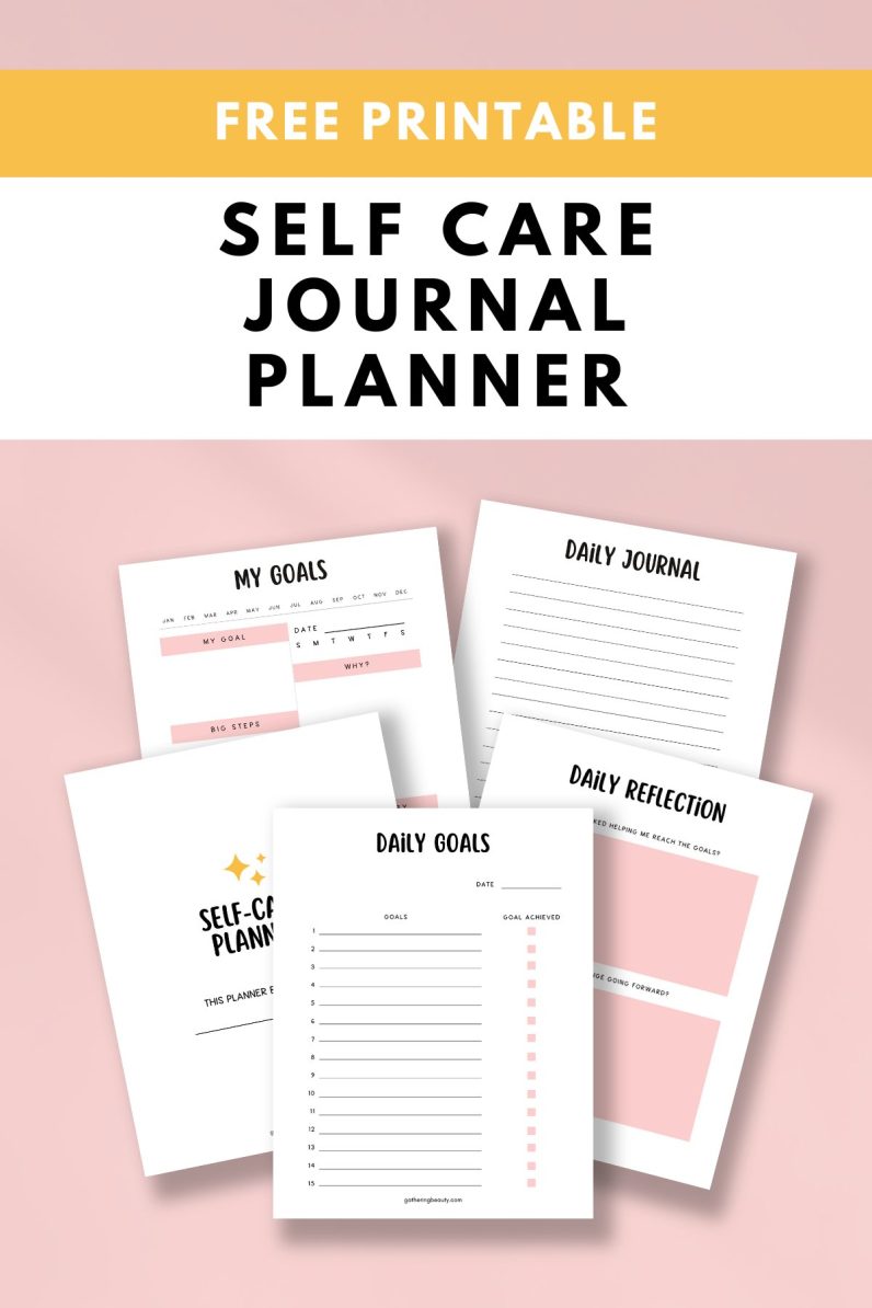 Free Self-Care Journal Printable Pages