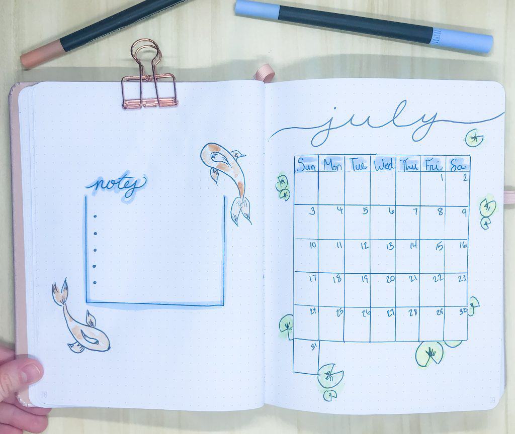 13 July Bullet Journal Themes To Try This Year