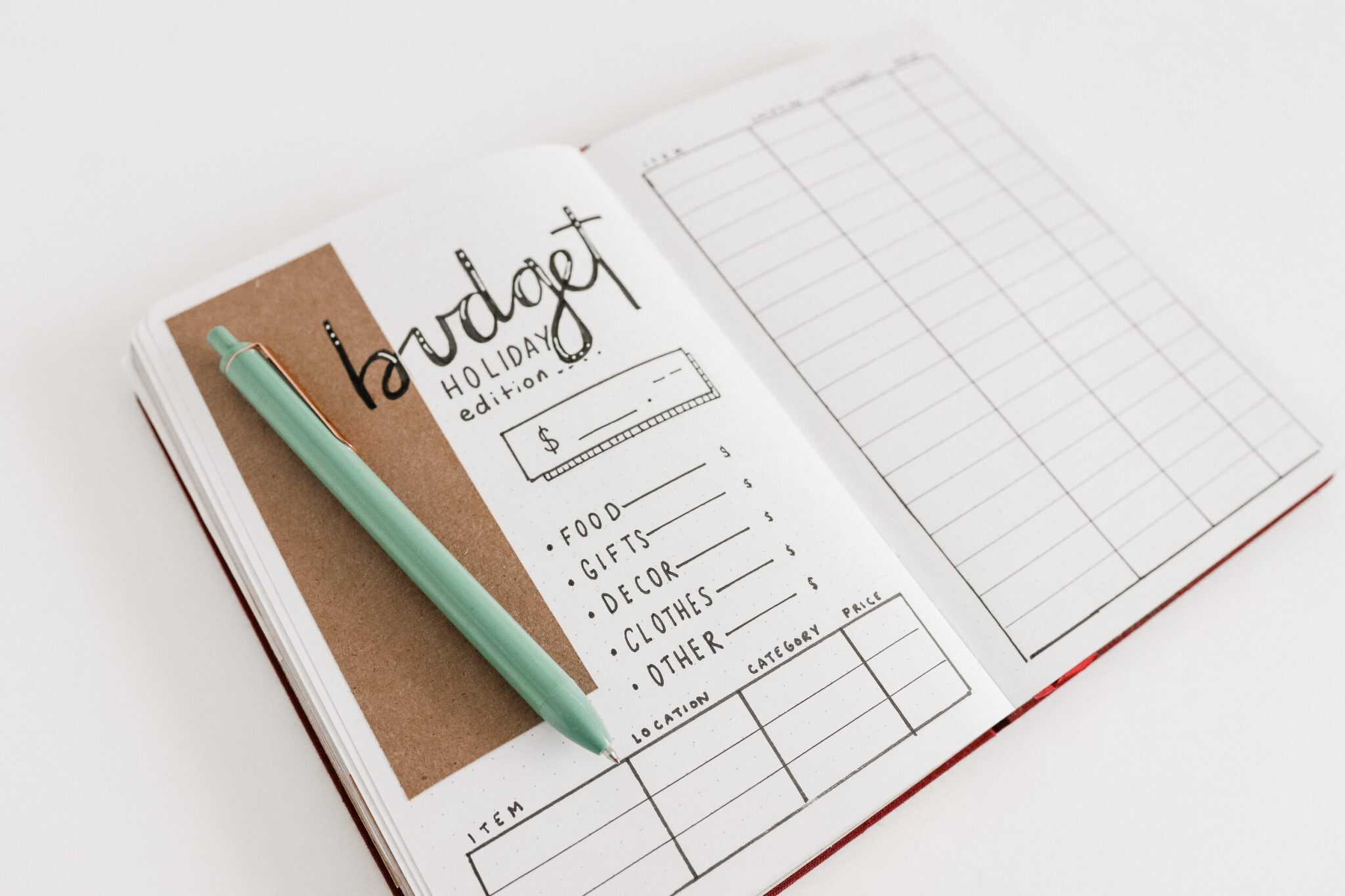 11 Bullet Journal Budget Page Ideas