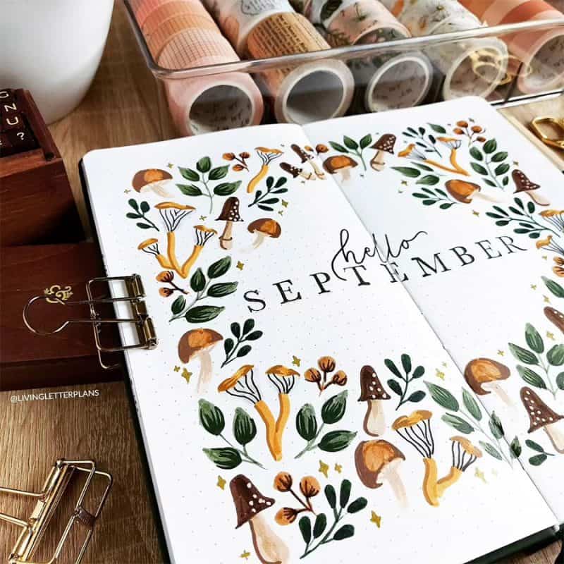 13 Charming Bullet Journal Fall Themes