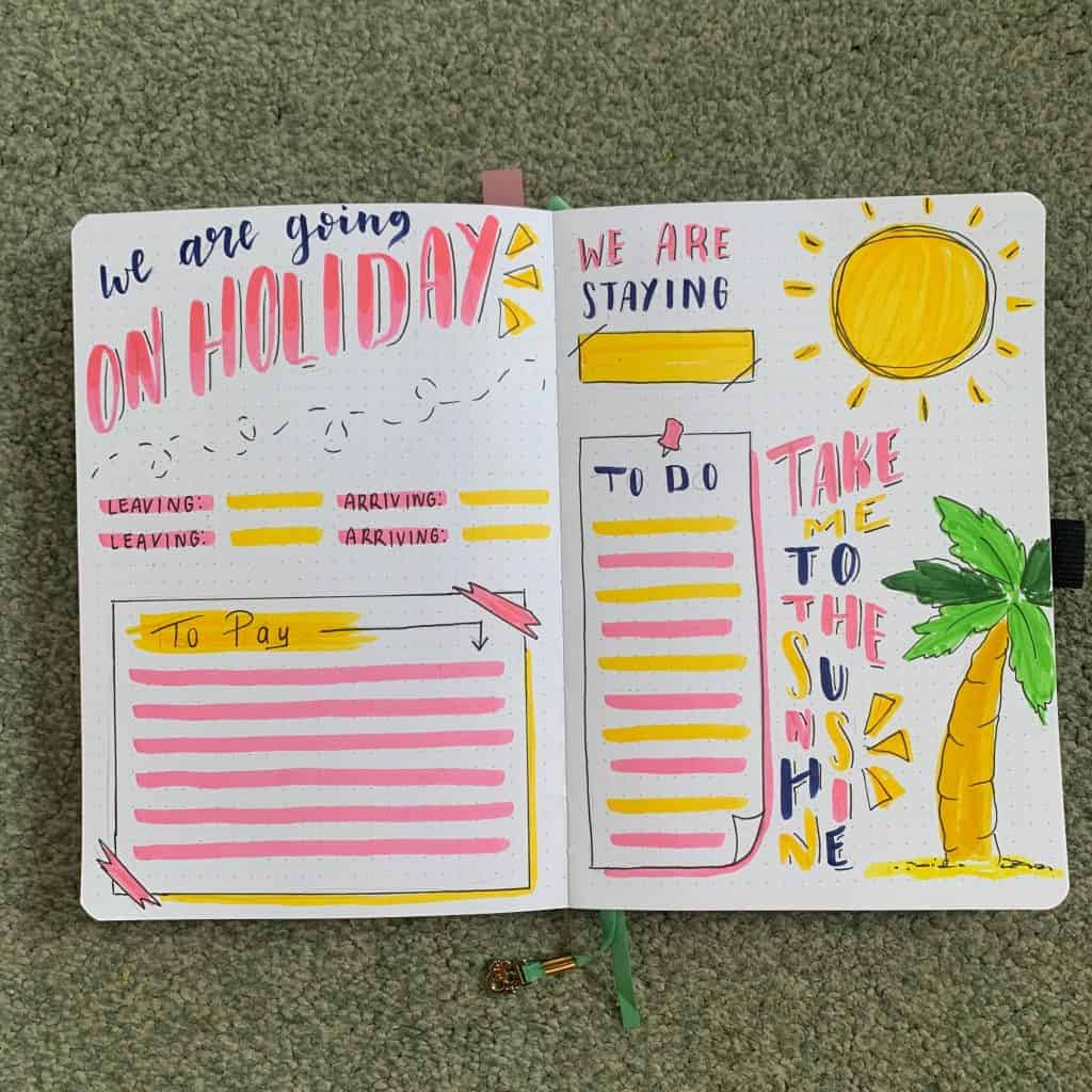11 Travel Bullet Journal Ideas