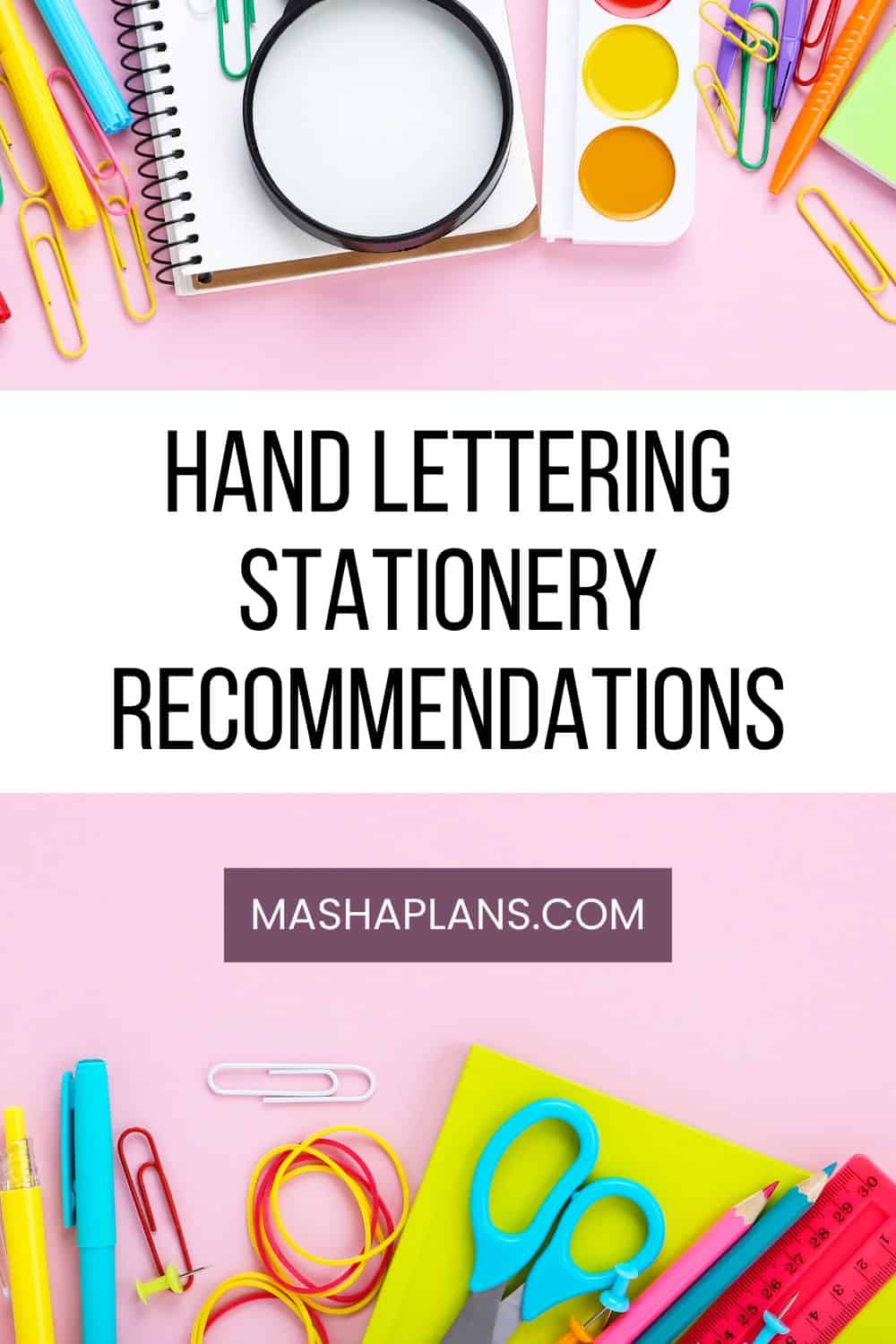 The Best Hand Lettering Tools