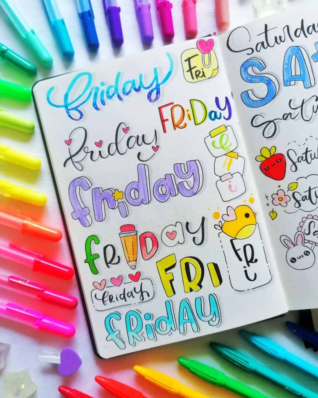 Inspirational Header Ideas For Your Bullet Journal