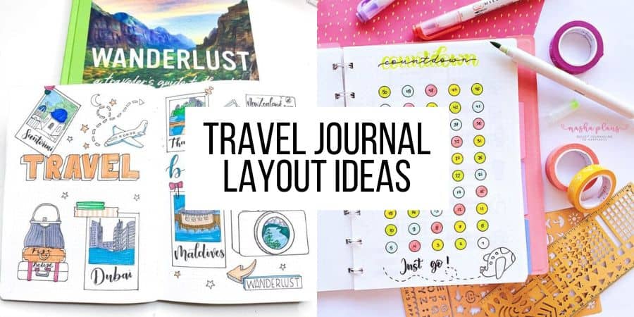 15 Travel Journal Layout Inspirations