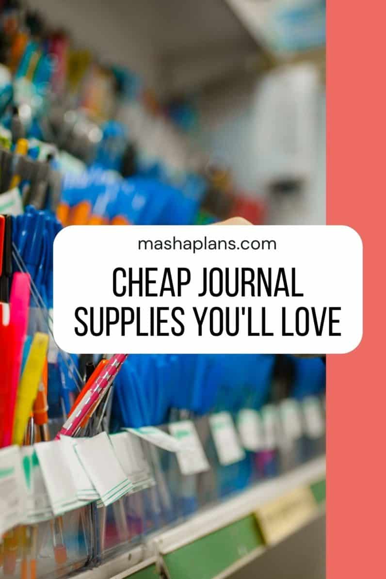 11 Cheap Journal Supplies You'll Love