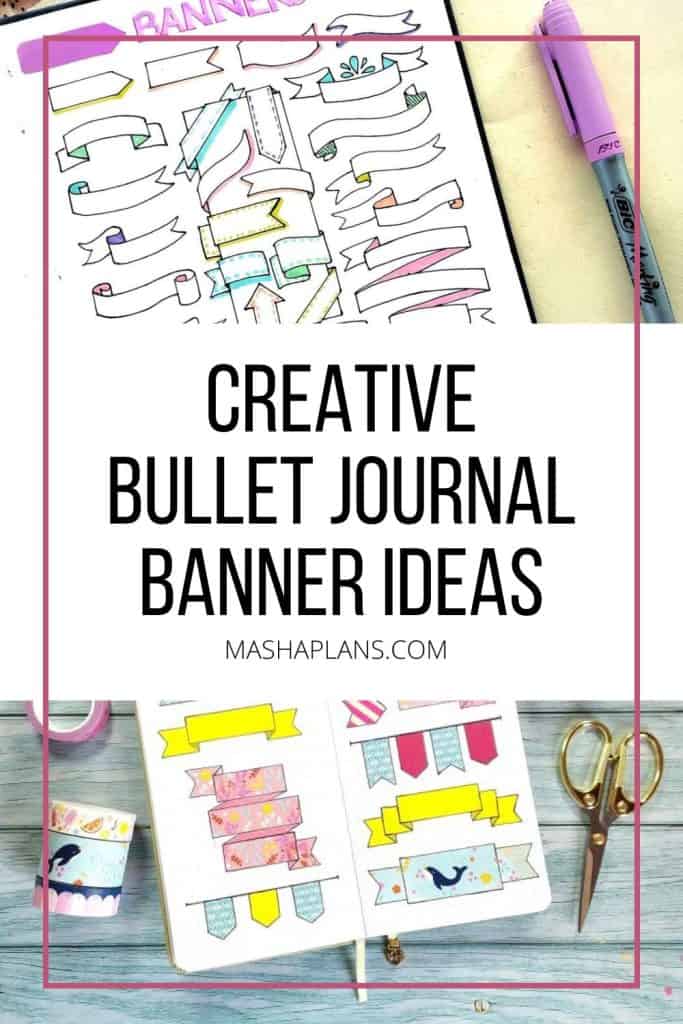 Creative Bullet Journal Banner Ideas