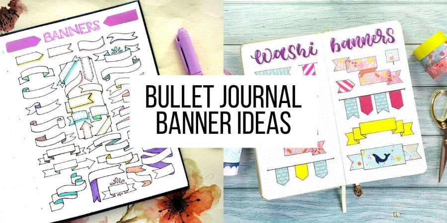 Creative Bullet Journal Banner Ideas