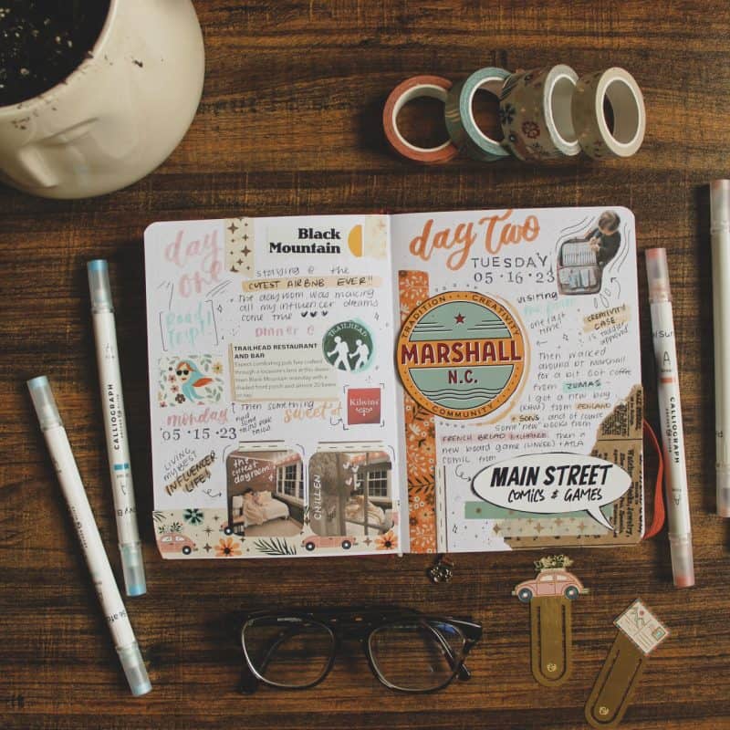 15 Travel Journal Layout Inspirations