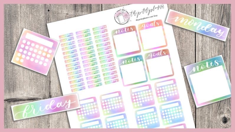 Free Printable Journal Stickers
