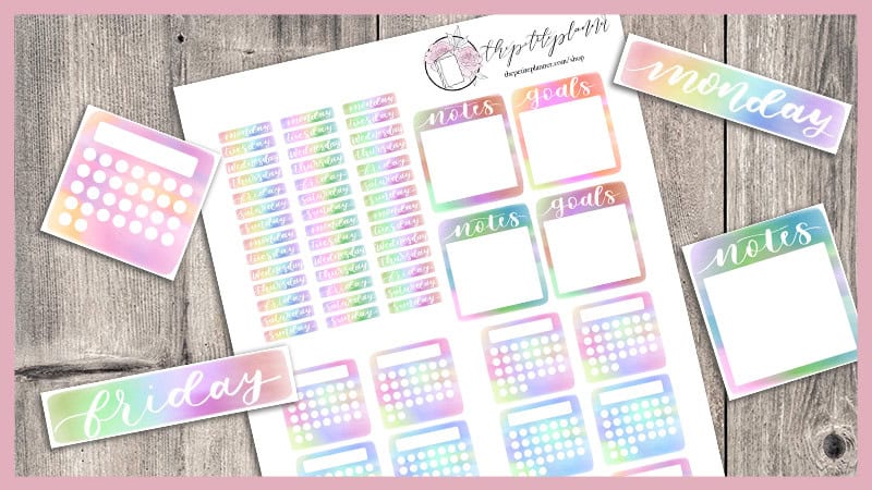 Free Printable Journal Stickers