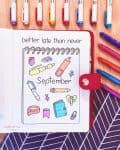 11 Back To School Bullet Journal Cover Page Ideas