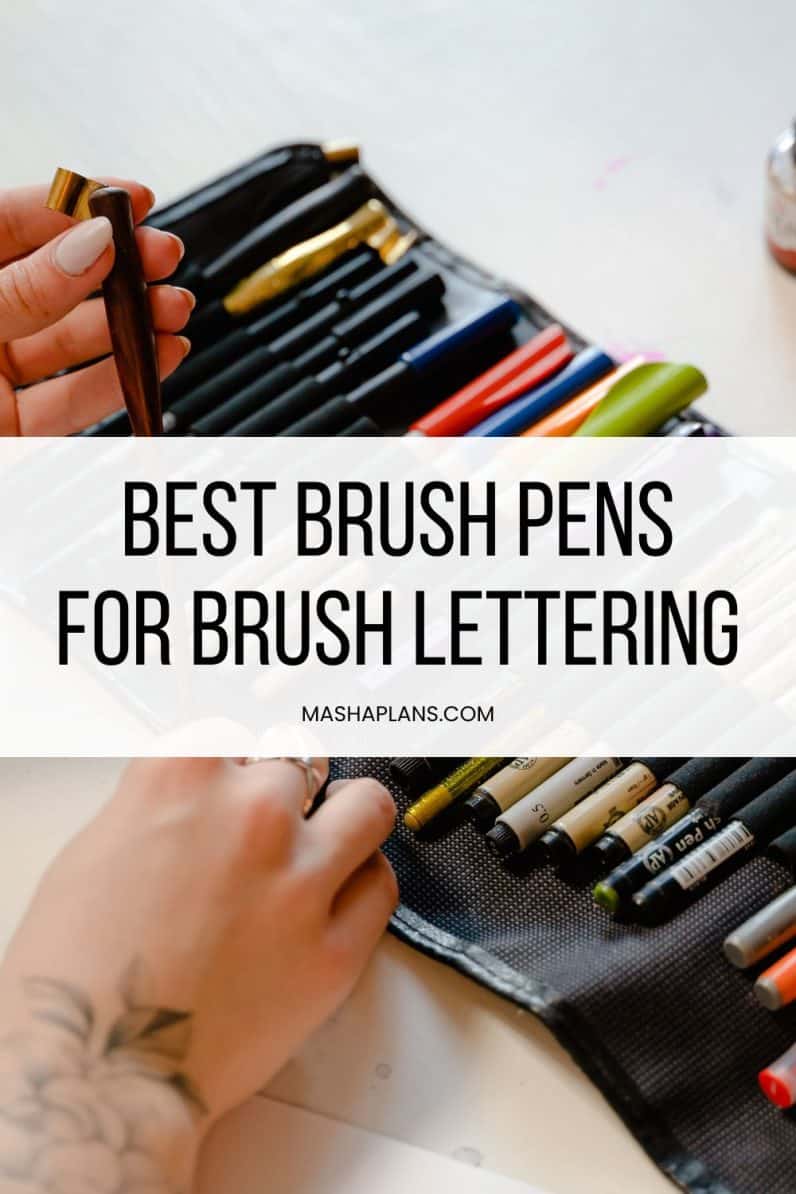9 Best Brush Pens For Lettering