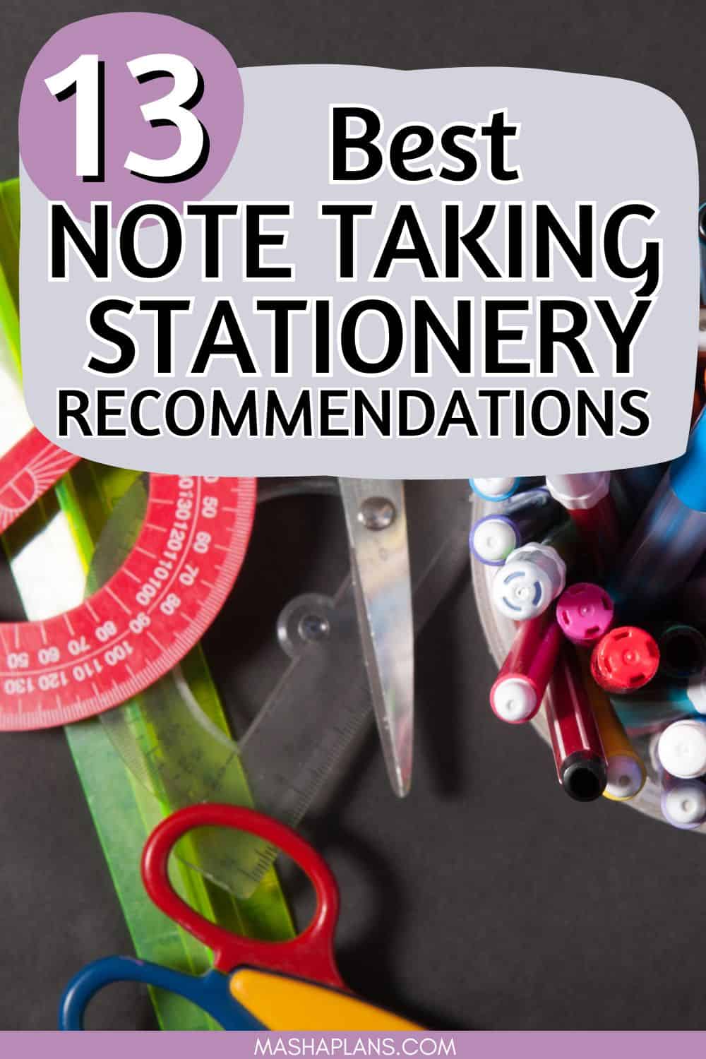 13 Best Note-Taking Supplies