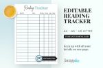 13+ Free Reading Tracker Printables