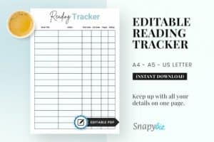 13+ Free Reading Tracker Printables