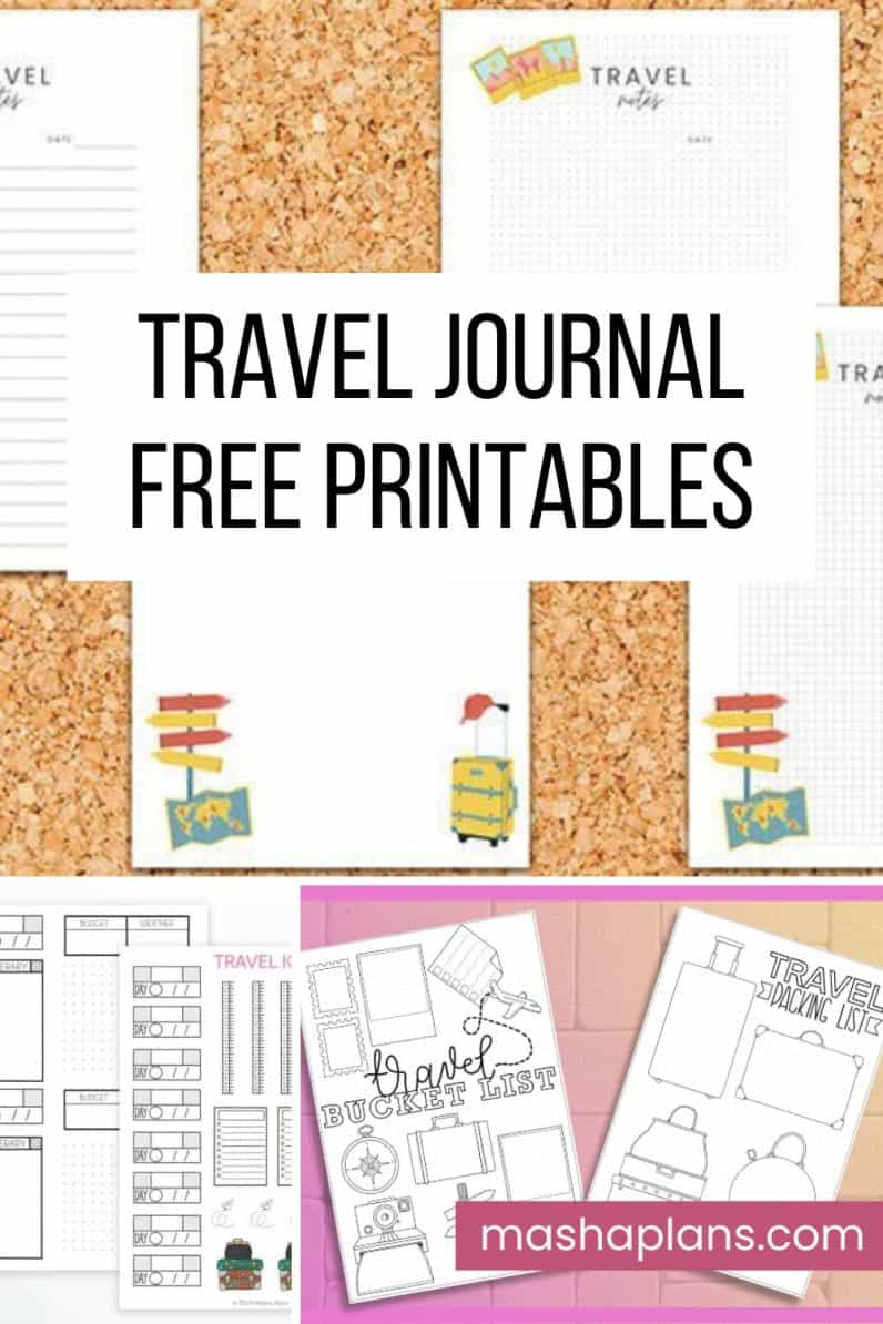 Free Travel Journal Printables