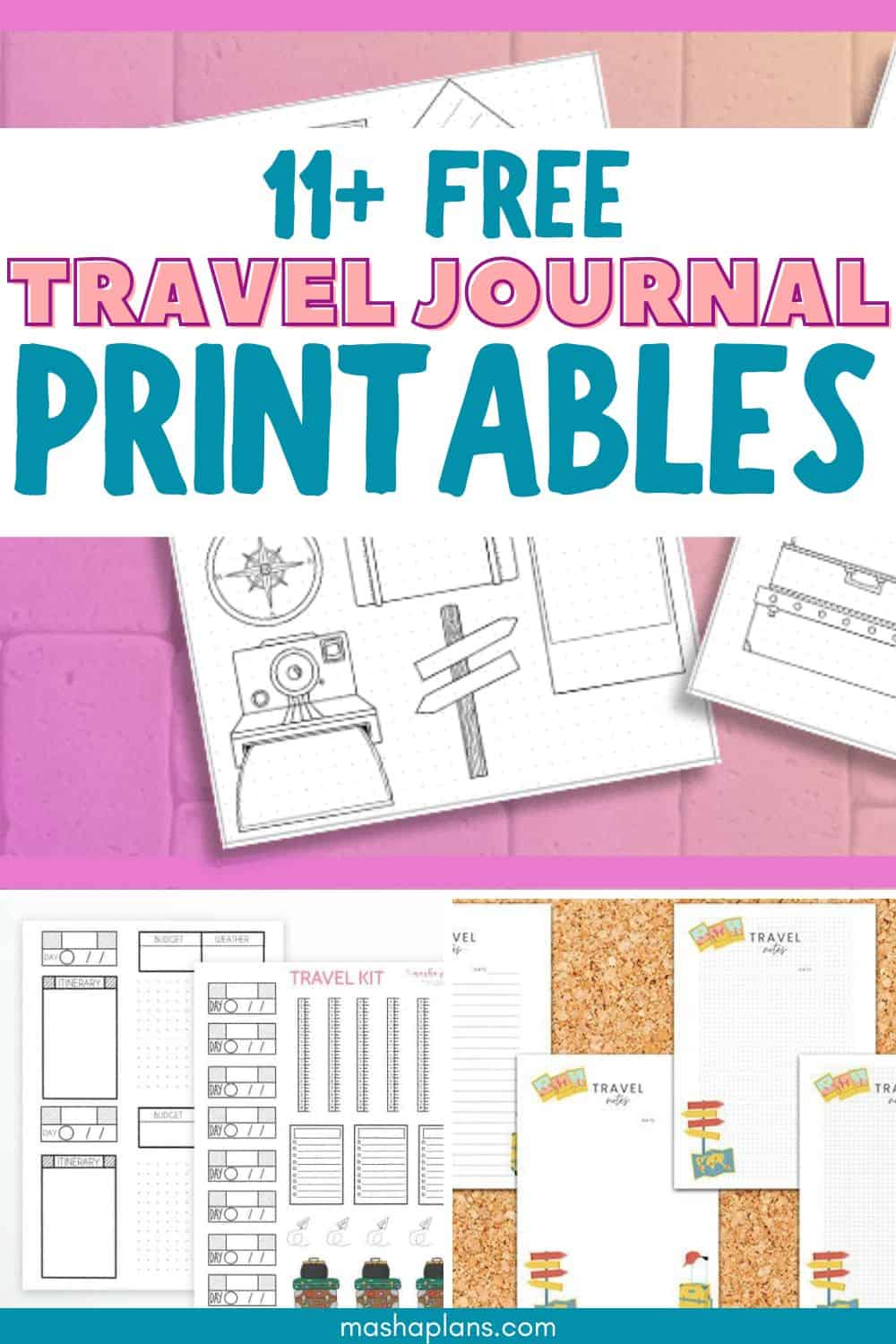 Free Travel Journal Printables