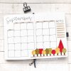 13 September Fall Theme Bullet Journal Inspirations