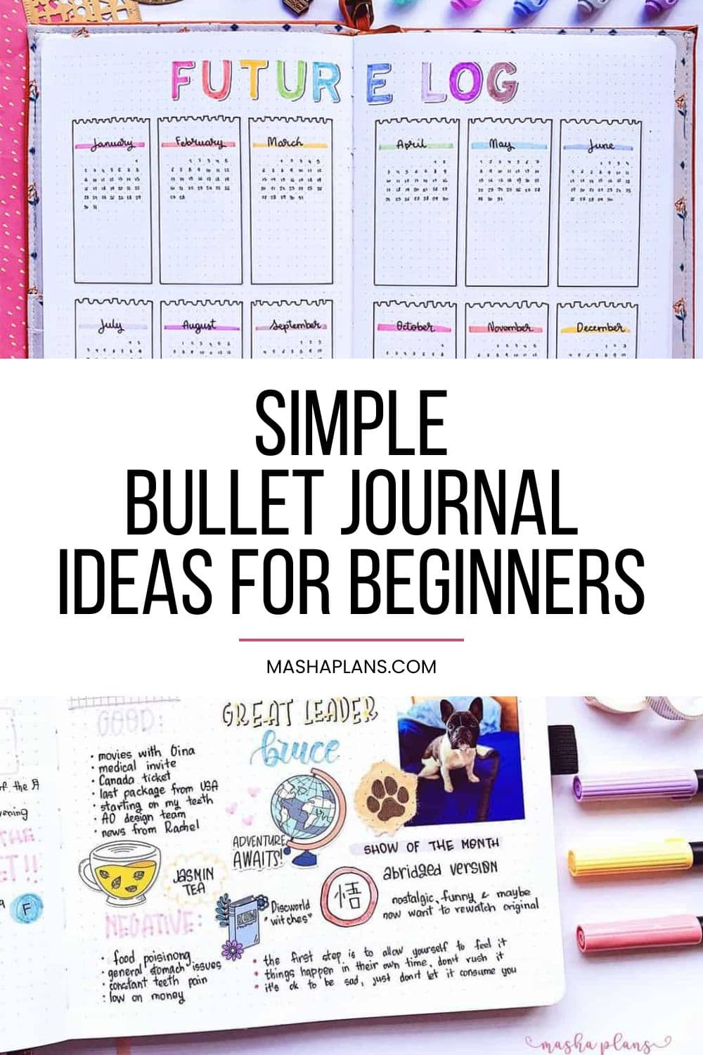 17 Simple Bullet Journal Ideas For Beginners