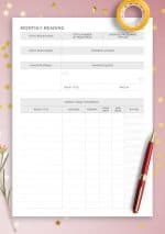 13+ Free Reading Tracker Printables