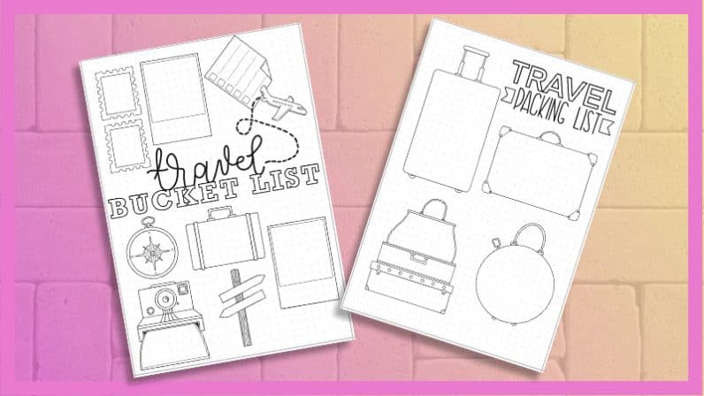 Free Travel Journal Printables