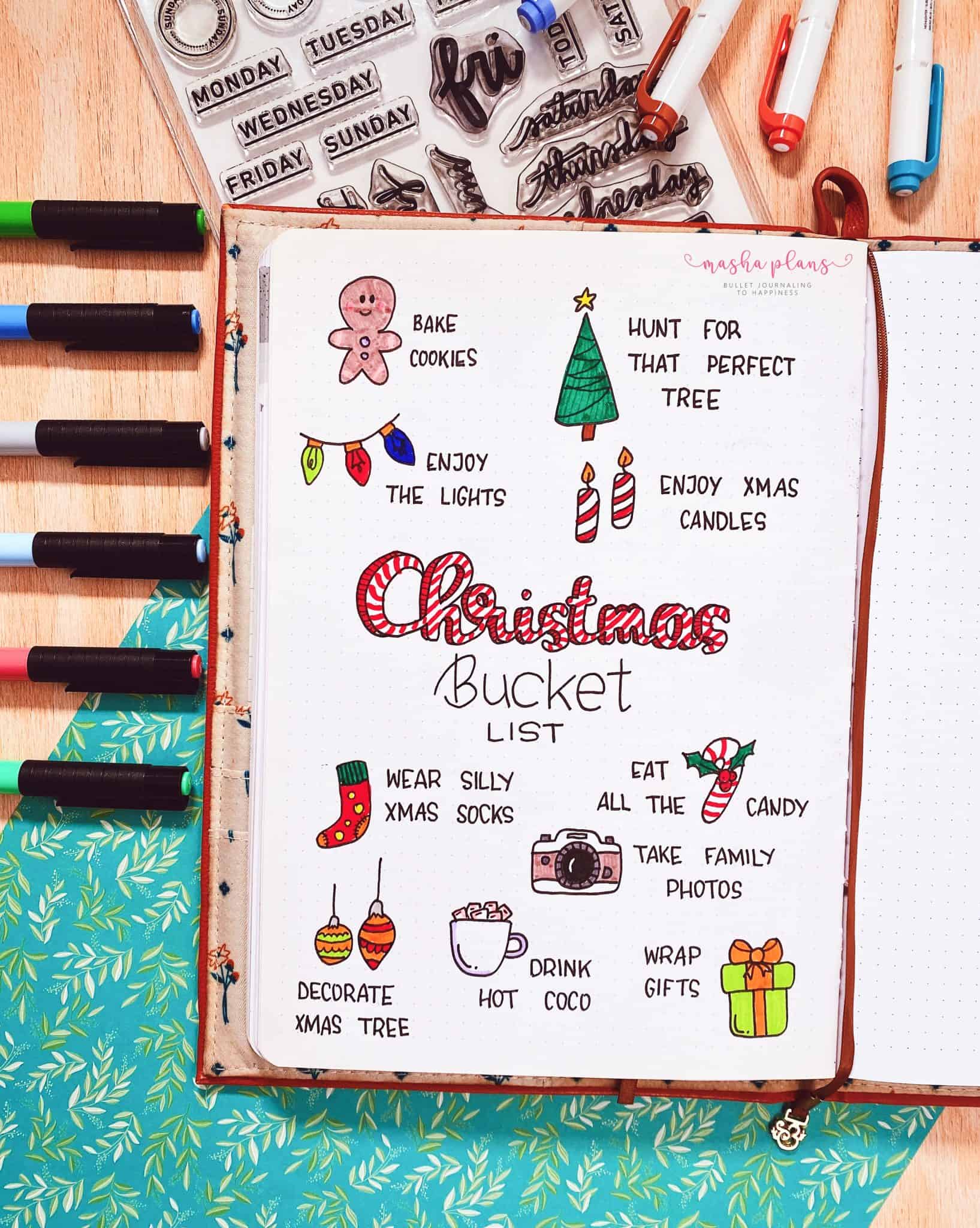 17 Bullet Journal Christmas Page Ideas