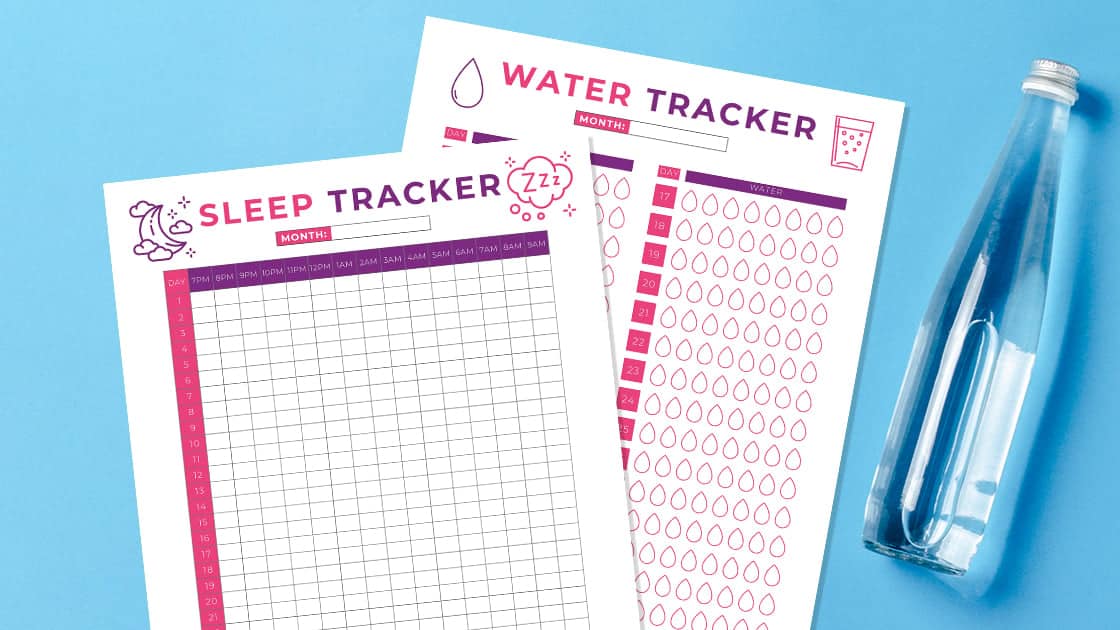Free Printable Bullet Journal Sleep Trackers